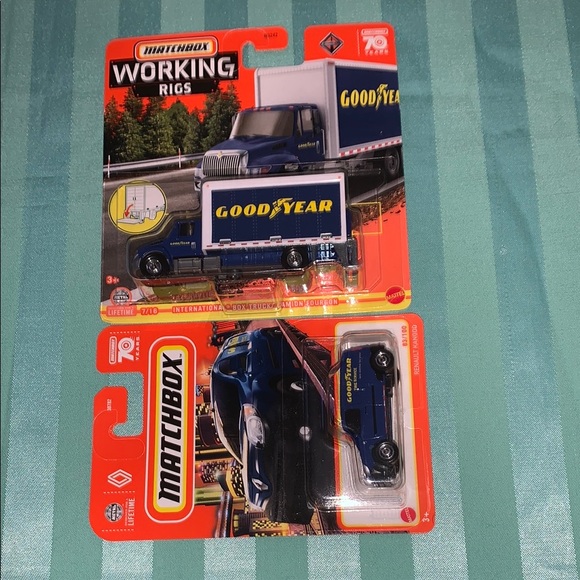 MATCHBOX | Toys | Matchbox Goodyear Working Rigs Truck And Van | Poshmark
